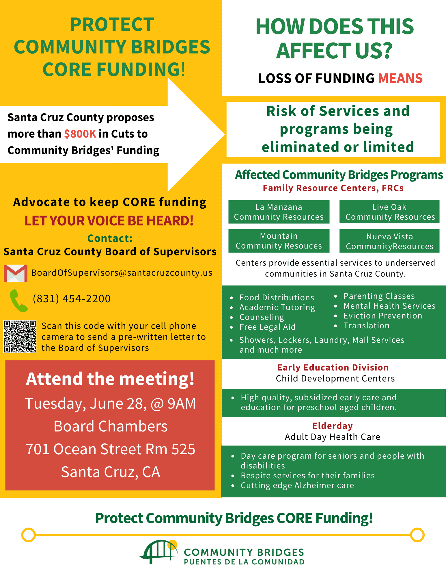 CORE Funding - Community Bridges